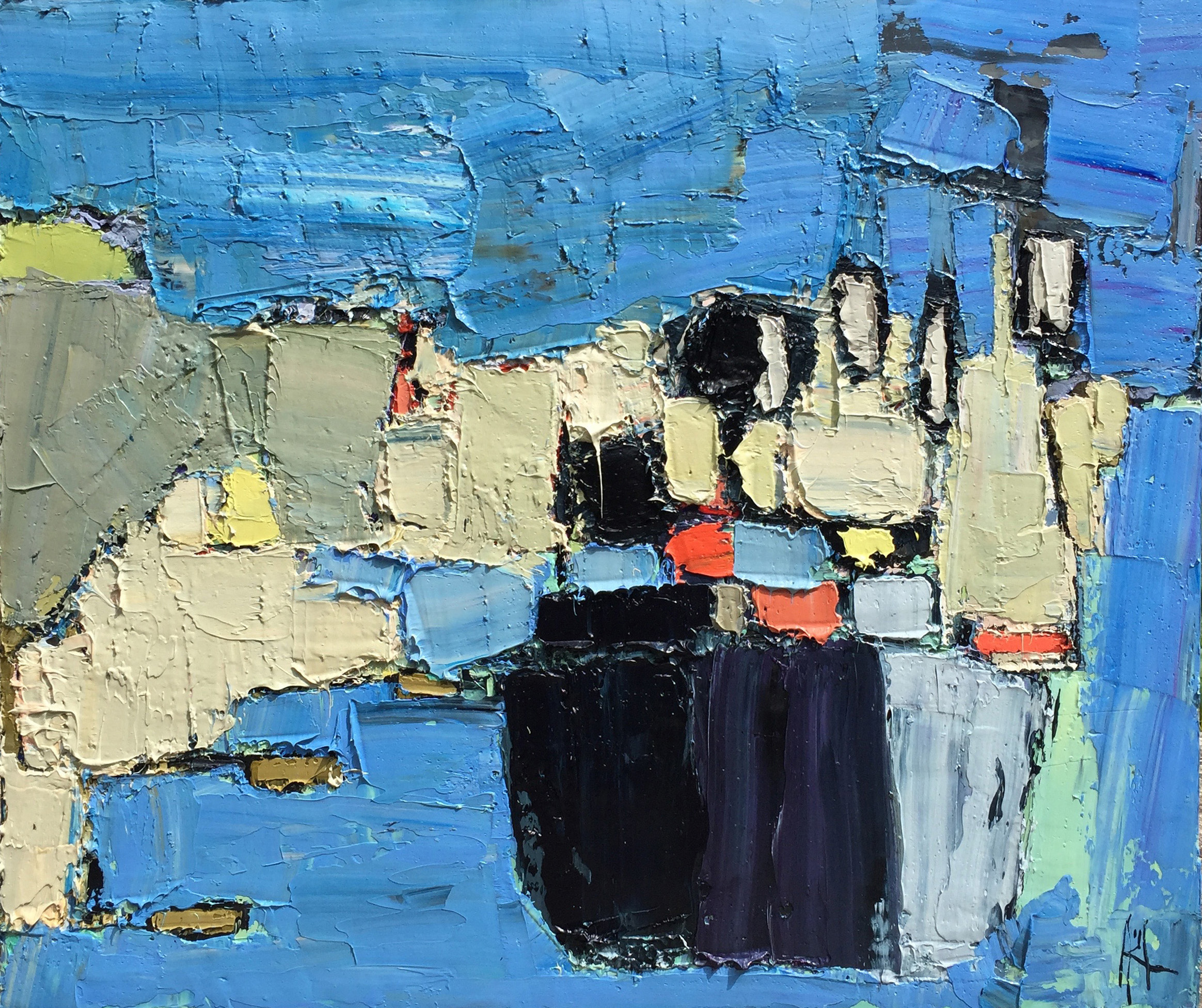 Peinture au couteau | Christian Nicolas Hoët Artiste Peintre | France