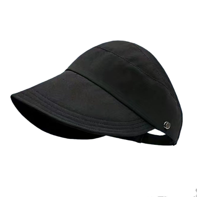 Wide Shade - Black | Ponytail Caps Aust