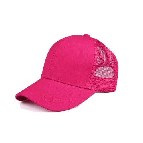 Fuschia Ponytail Cap | Ponytail Caps Aust