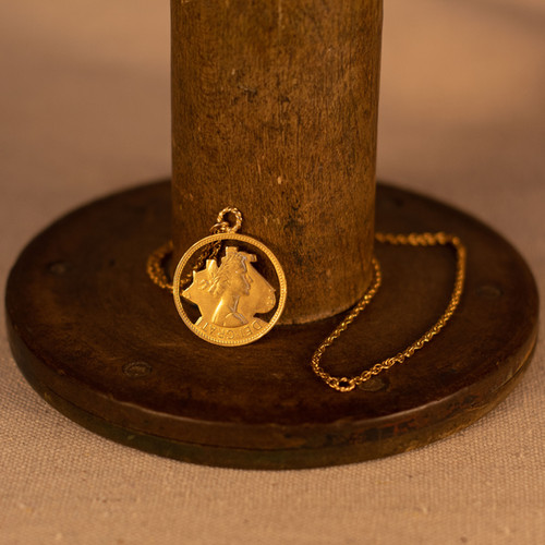 Rachel Eardley Coin Necklace 1950s-60s | loveland