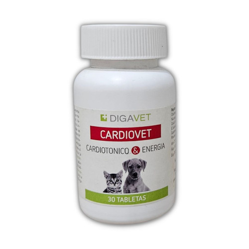 CARDIOVET CARDIOTONICO Y ENERGIA / 30 TABLETAS | AGRIVET