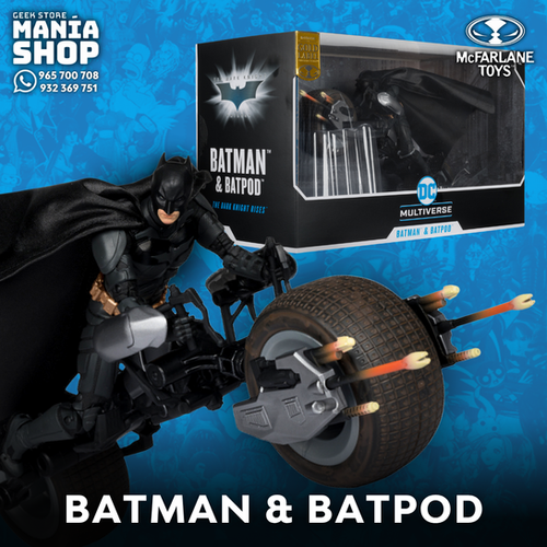 Batman & Batpod - DC Multiverse | Mania Shop