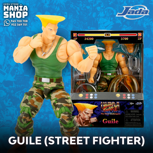 GUILE (STREET FIGHTER) - JADA TOYS | Mania Shop