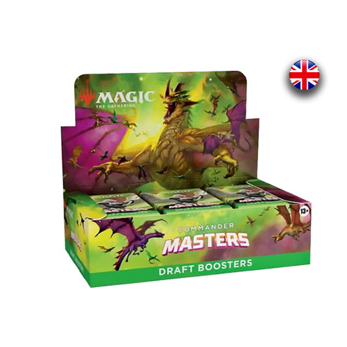 MTG - Commander Masters Draft Booster Box (24 Packs) - ENG | Red Gecko ...