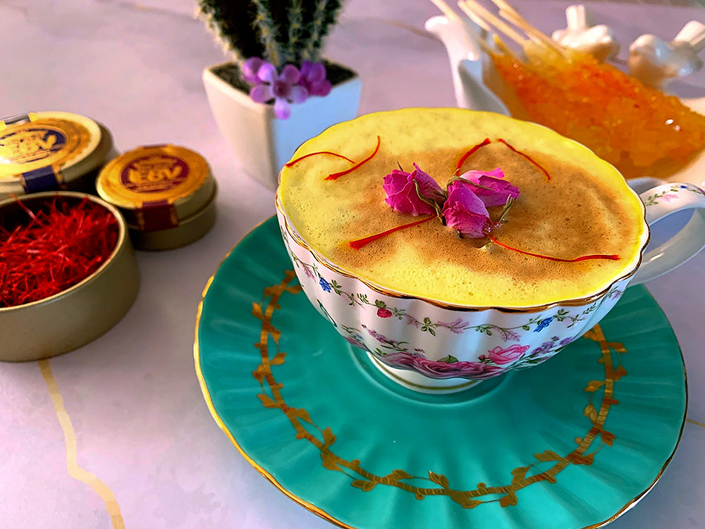 Saffron Latte: A Golden Elixir for the Senses