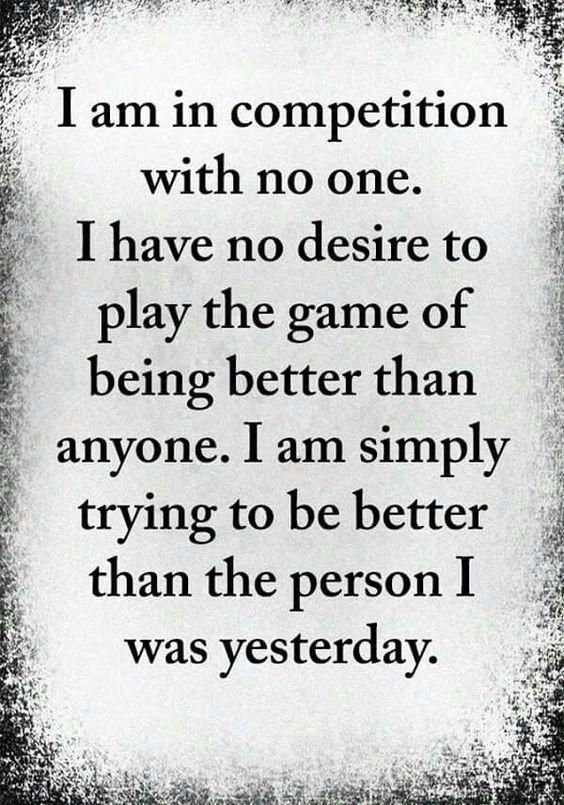 be a better yourself