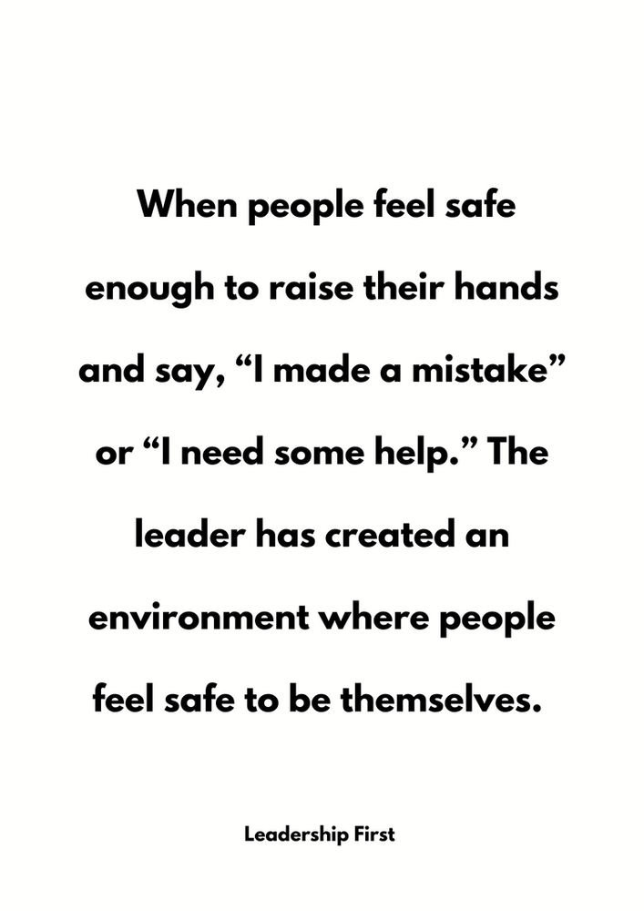 When People Feel Safe