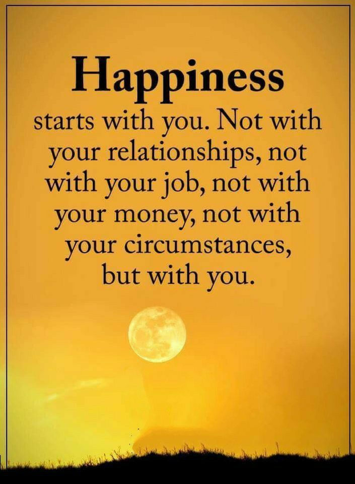 Your Happiness Starts With You