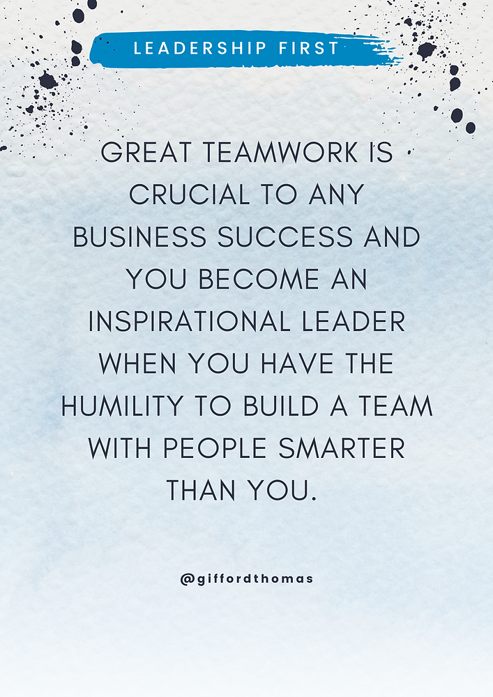 Build A Team With People Smarter Than You