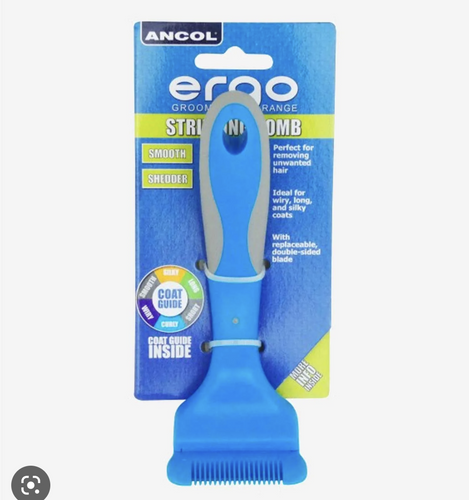 Ancol Ergo Stripping Comb | petdeliashbydotcom