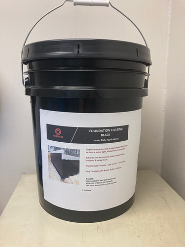 Foundation Coating- 5 Gal. pail -FREE DELIVERY | Herculesproducts.biz