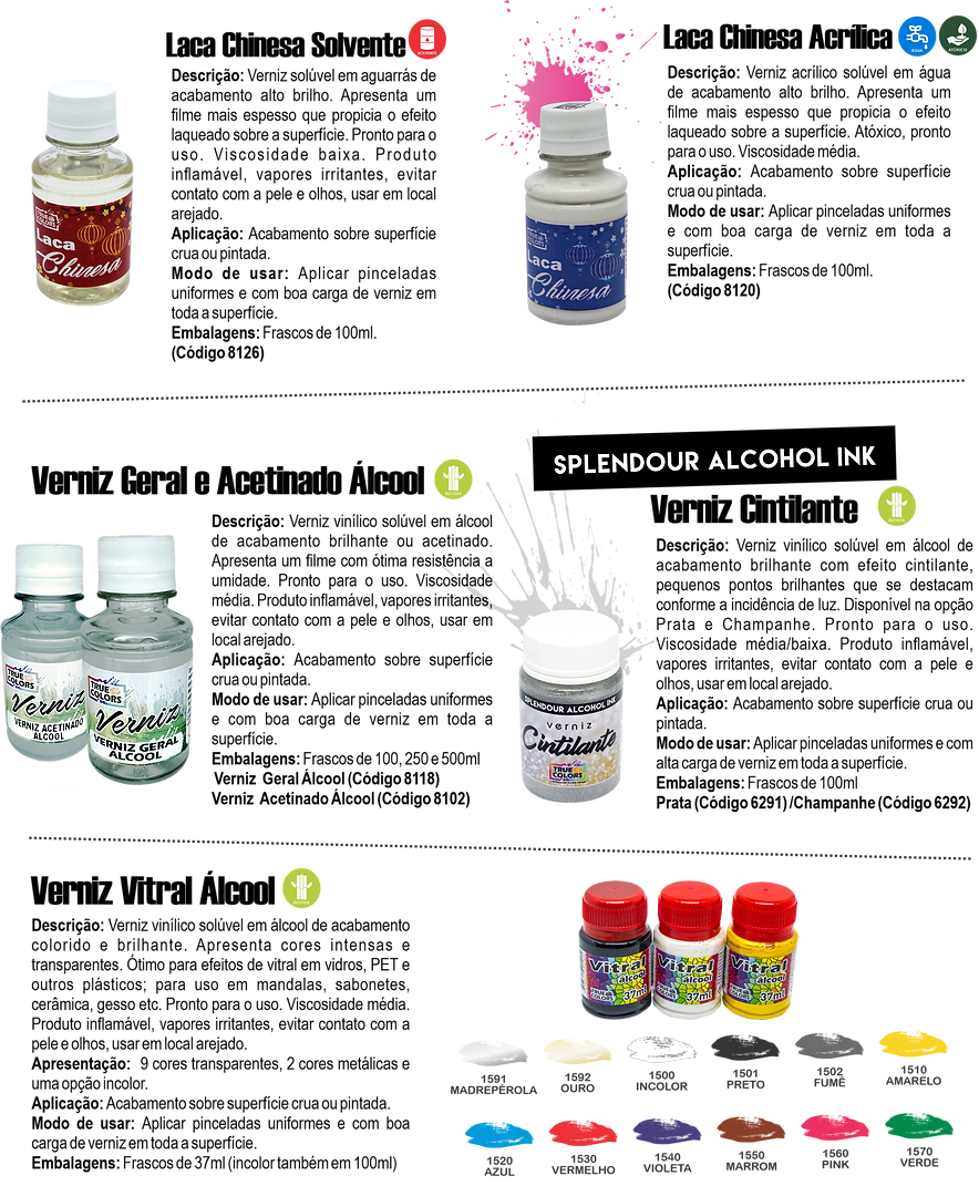 Vernizes | Truecolors