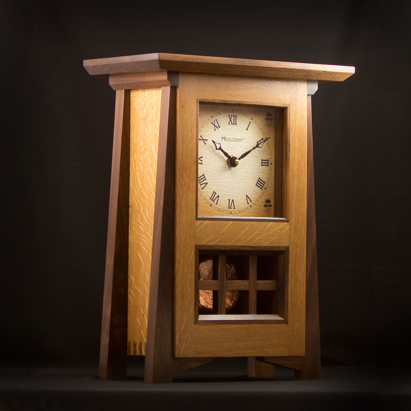 Heirlooms Etc. Craftsman Mantel Clocks