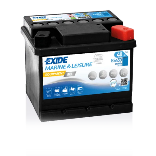 EXIDE GEL LEISURE MARINE BATTERY ES450 2 YEAR | Longton Battery Services