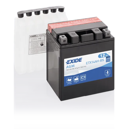 EXIDE AGM MOTORCYCLE BATTERY ETX20CH-BS 1 YEAR | Longton Battery Services