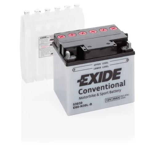EXIDE MOTORCYCLE BATTERY E60-N30L-B | Longton Battery Services