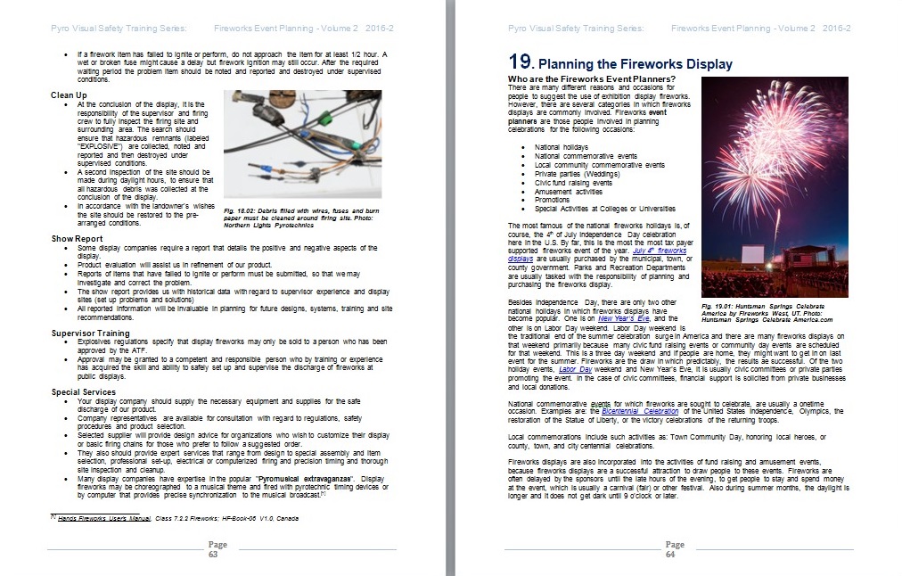 Pyrotechnic Fireworks Event Planning Safety Course