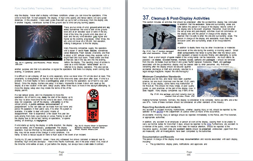 Pyrotechnic Fireworks Event Planning Safety Course