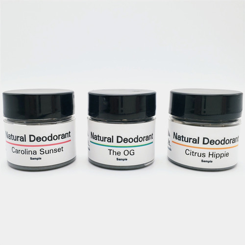 Natural Deodorant Sample 3 pack | Mysite