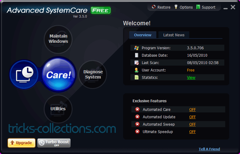 Advanced Systemcare Ultimate Key