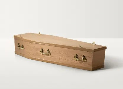 Traditional Oak Coffin | Remember Me