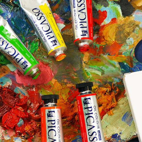 Phoenix Artist Series Oil Paint 12 Colour 40ml Set | Vermillion
