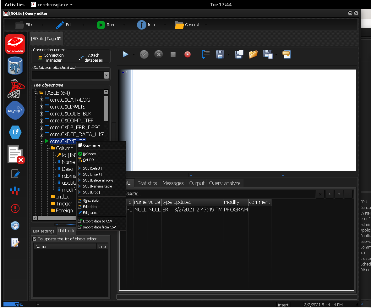 Working with CerebroSQL on Linux OS