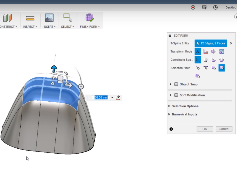Sculpting in Fusion 360