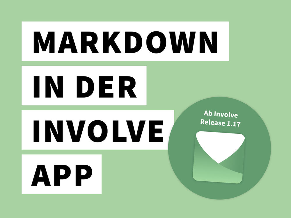 Inhalte mit der Involve-App formatieren