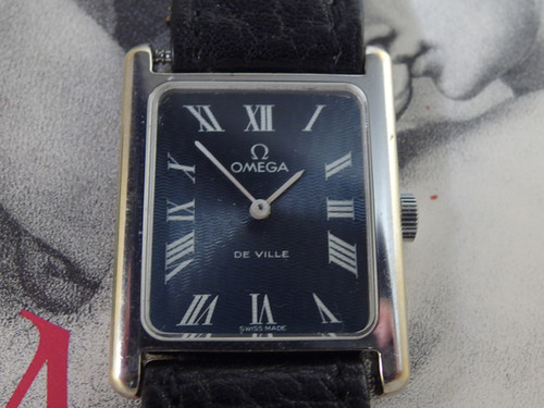 4207 ORIGINAL VINTAGE OMEGA DE VILLE RECTANGULAR TANK MIDSIZED, 1973 ...