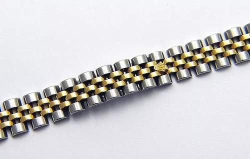 Genuine Rolex Ladies 18k Gold SS Jubilee Bracelet 63133 Clasp for Model ...