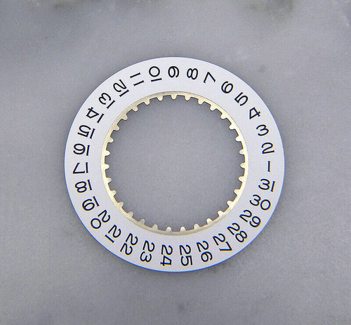 Genuine Rolex 3136 3187 B3156-111-K1 White Watch Date Indicator Wheel ...