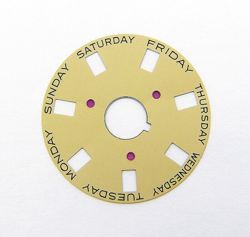 Genuine Rolex 3055 Caliber Beige Day Date Disc for Watch Model 18038 ...