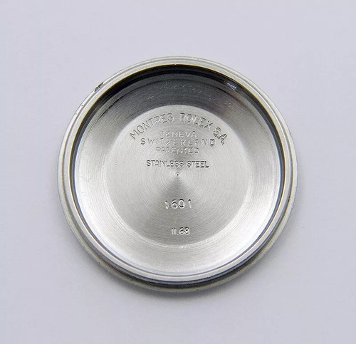 Genuine Rolex Datejust 36mm 1601 II.68 Stainless Steel Watch Case Back ...