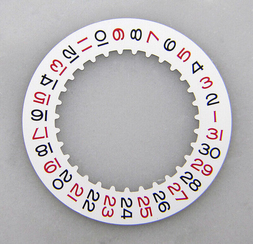 Genuine Rolex 3135 3155 Red & Black Roulette Watch Date Indicator Wheel ...
