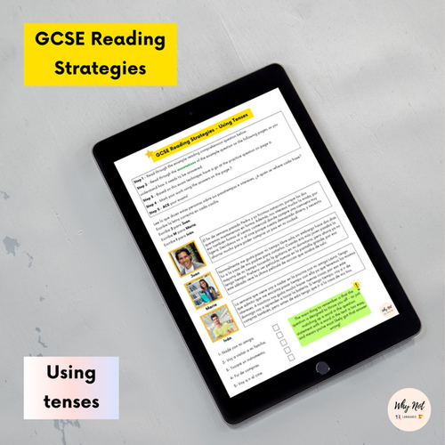 GCSE Reading Strategies - Using Tenses | Why Not Languages
