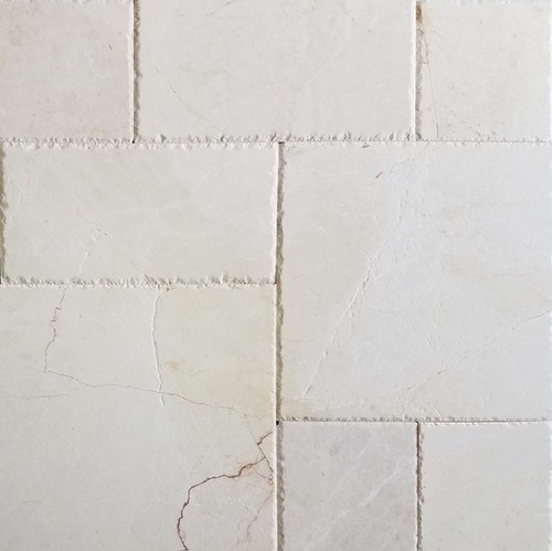 Vanilla White | Marble Tile French Pattern | Marble Tile Pavers