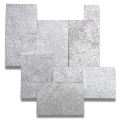 Tundra Grey | Leather Marble Pavers | Marble Tile Pavers
