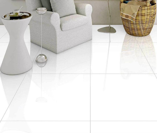 Super White | 24x24 Porcelain Tile | Miami Stone Zone