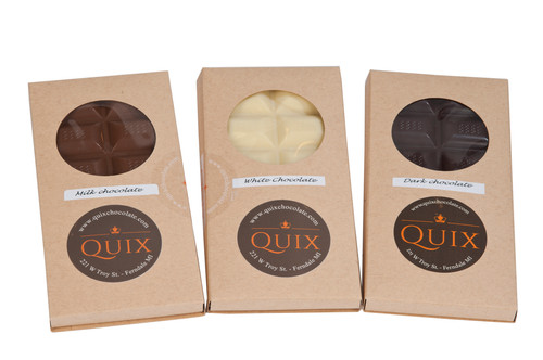 Solid Chocolate Bar | Quix Chocolate