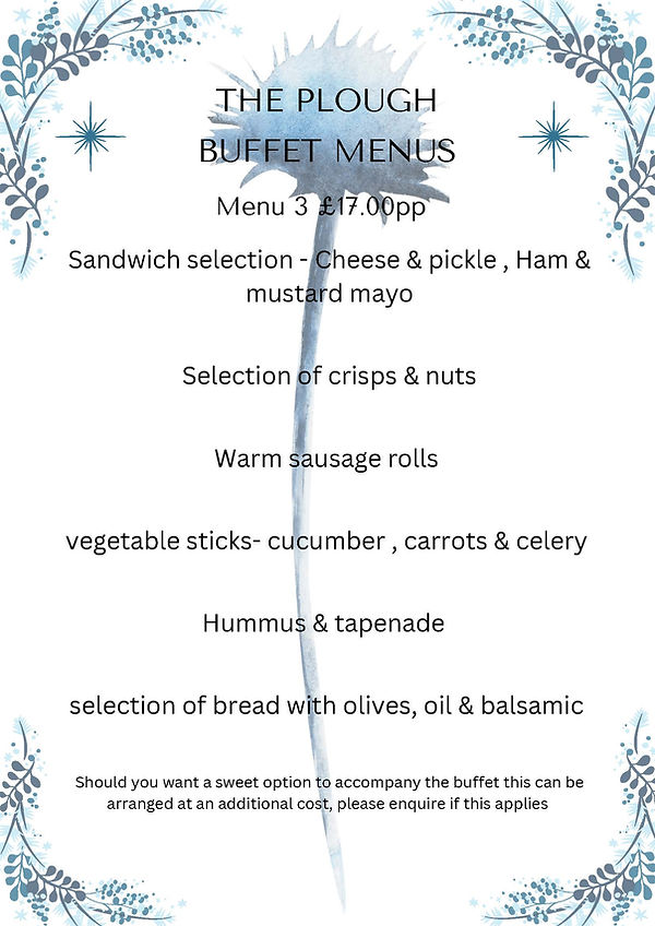 Buffet Menu | The Plough