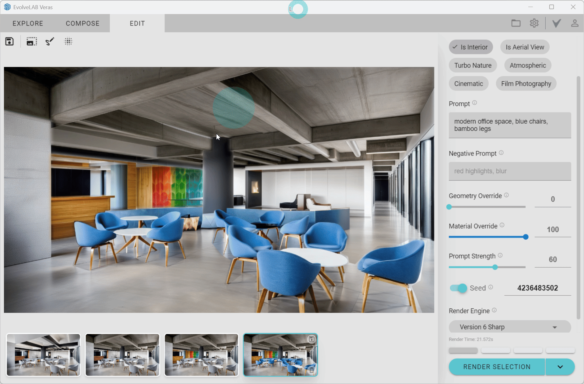 VERAS: Select, Render. Repeat.