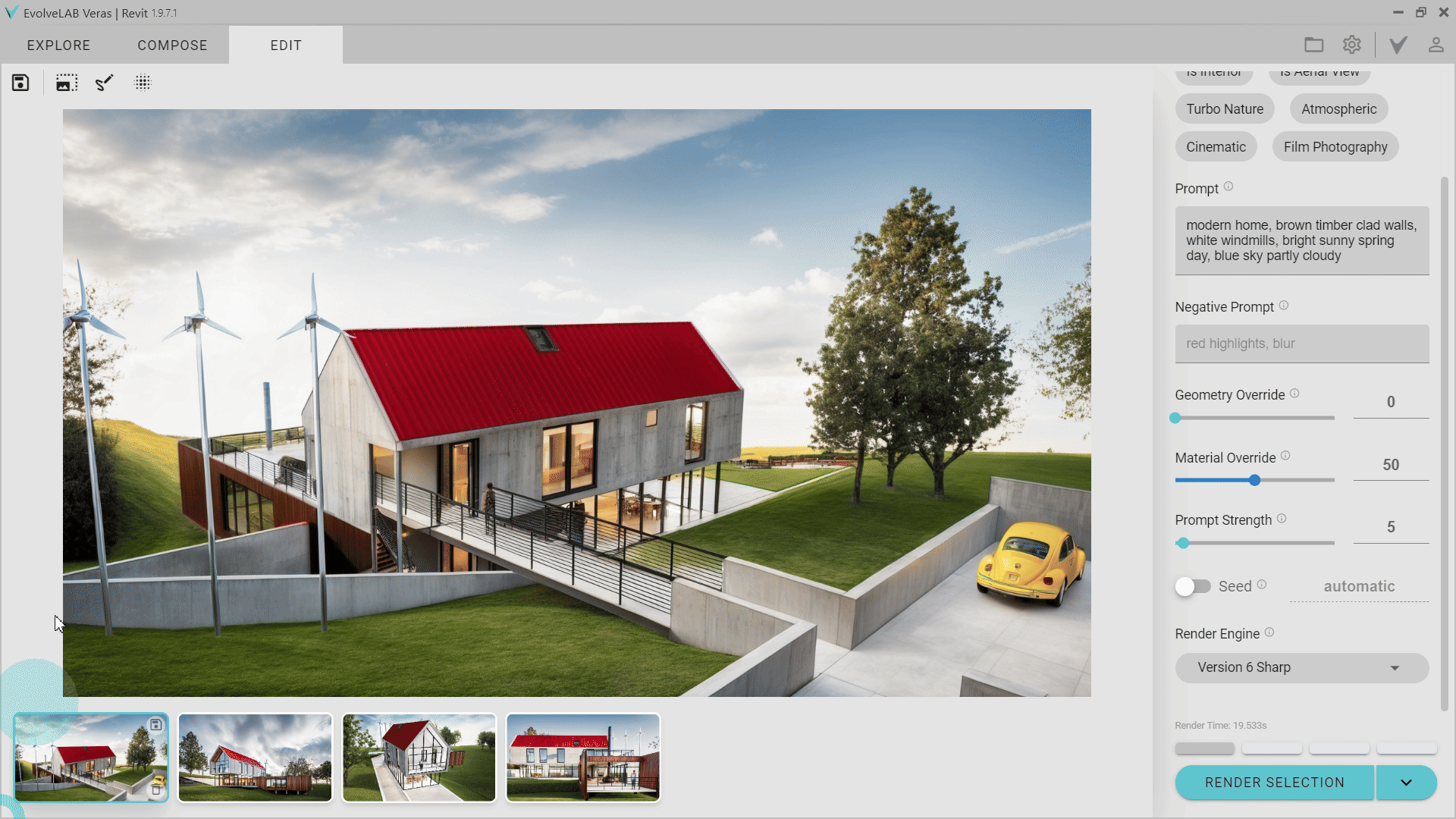 View to View - Matching Veras AI Renderings From Different Perspective