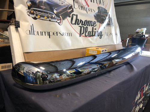 1955-59 Chevrolet Truck Front Bumper NEW PART | atbumpers