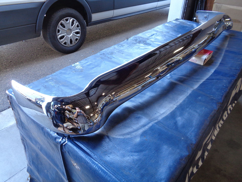 1955 CHEVROLET BELAIR SMOOTHIE REAR BUMPER | atbumpers