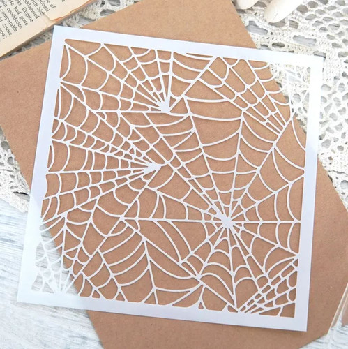 Spider Web Stencil | Taylormadecards4u