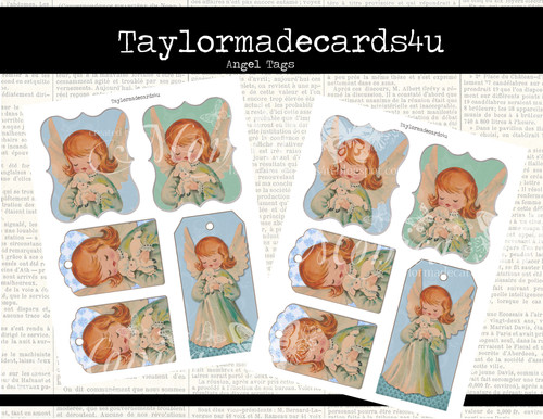 Angel Tags | Taylormadecards4u