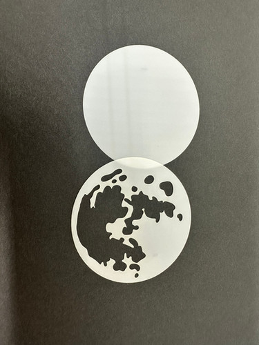 Small Moon Stencil Set | Taylormadecards4u