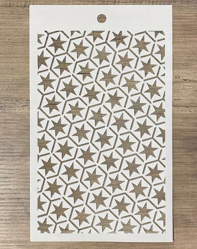 Random Stars Stencil | Taylormadecards4u