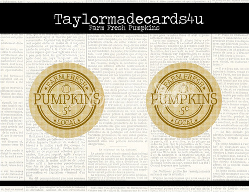 Farm Fresh Pumpkin Labels | Taylormadecards4u